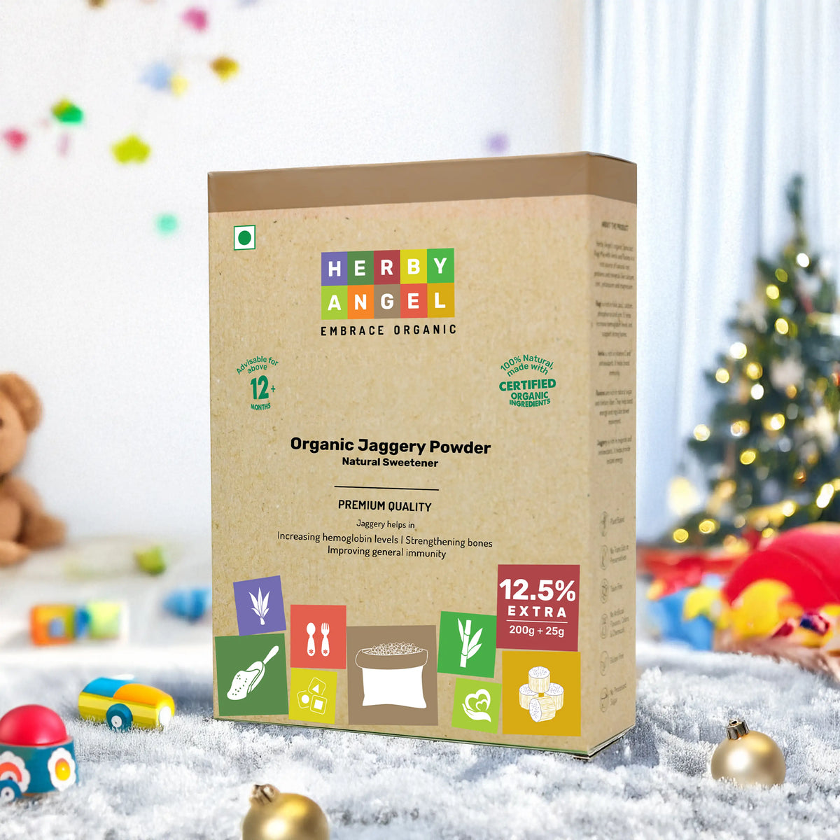 Herby Angel Organic Jaggery Powder: Nutritious Sugar Substitute for Kids – herbyangel.com