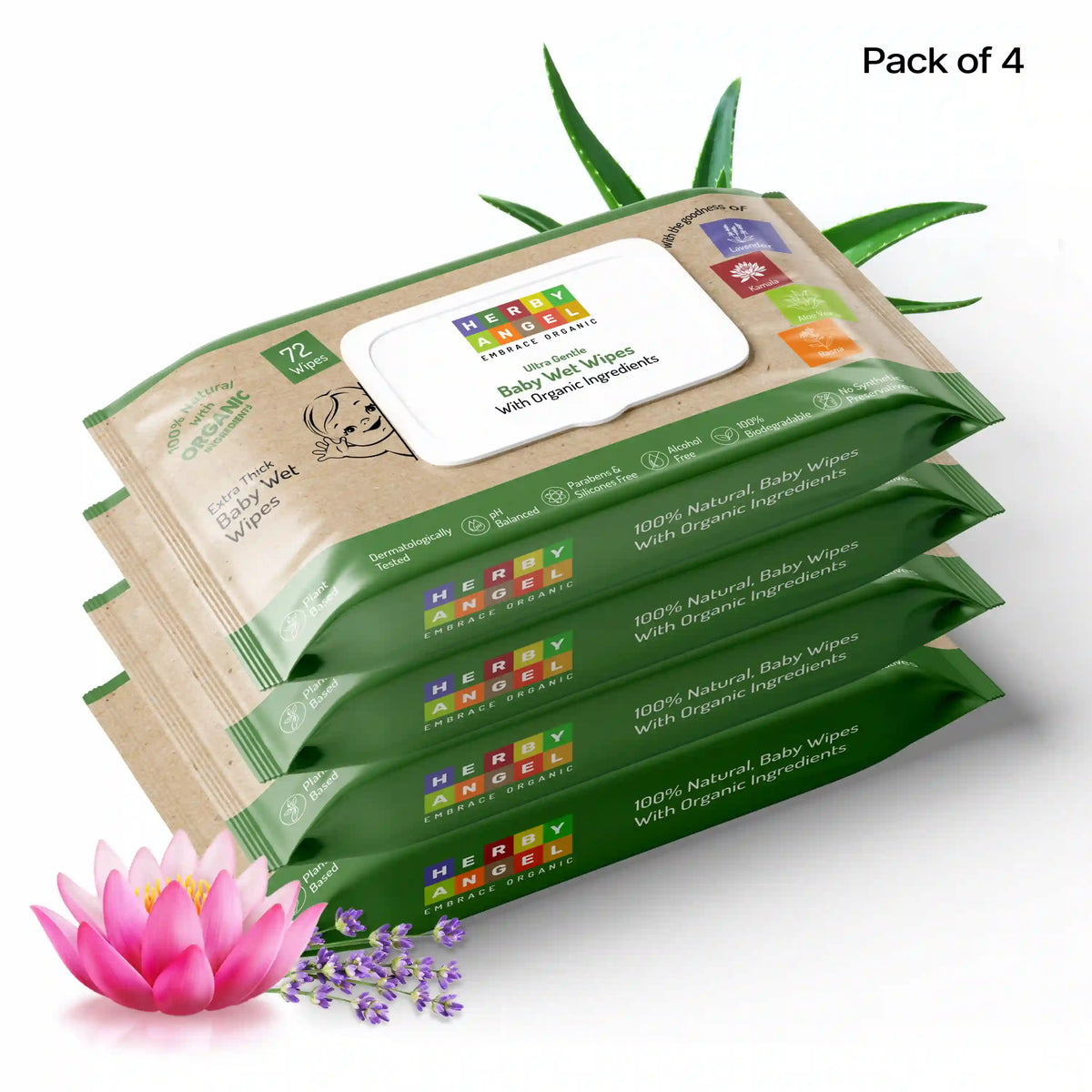 Herby Angel Ultra Gentle Viscous Wet Wipes – herbyangel.com