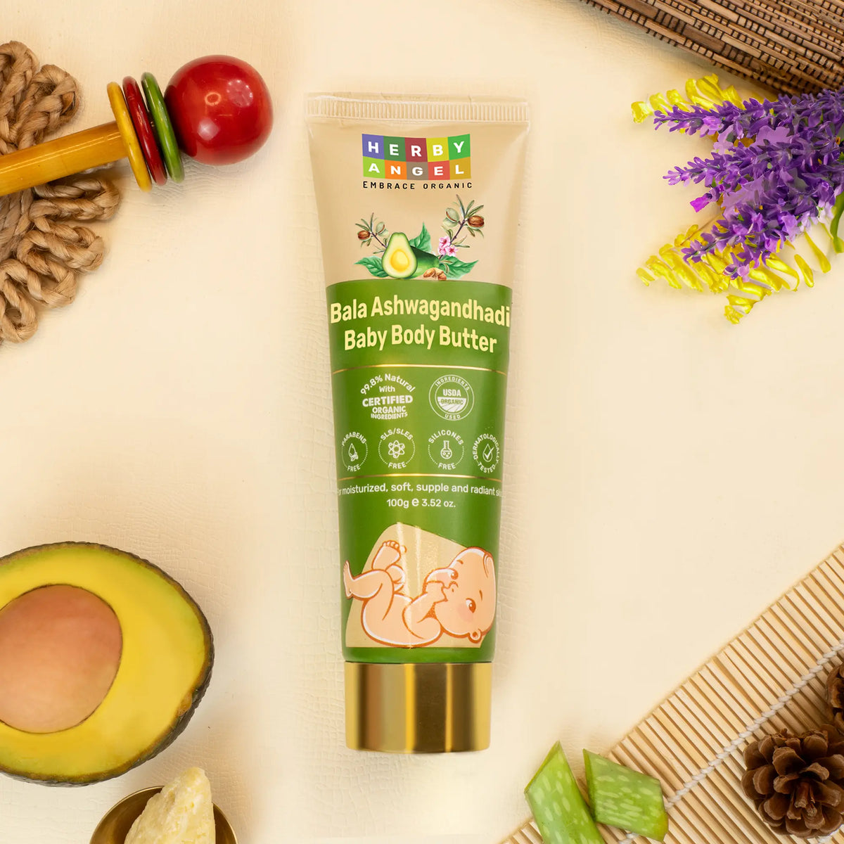 Bala Ashwagandhadi Baby Body Butter – herbyangel.com
