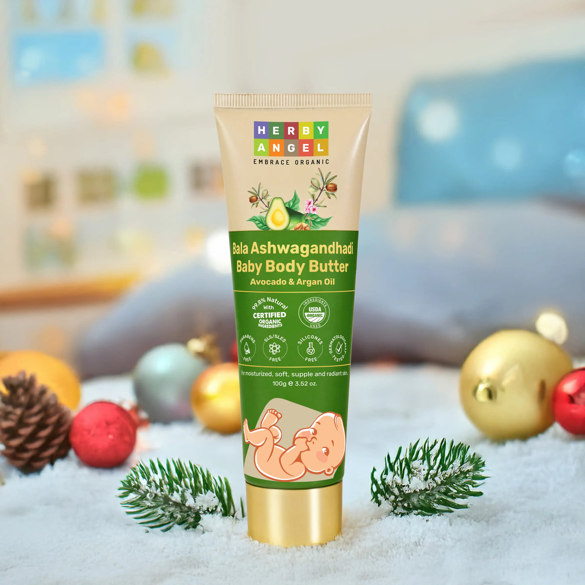 Bala Ashwagandhadi Baby Body Butter – herbyangel.com