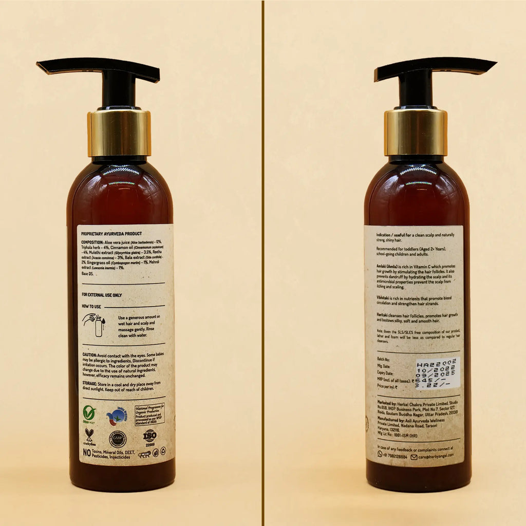 Herby Angel Triphala Hair Cleanser: Organic, Nourishing & Gentle Scalp Care – herbyangel.com